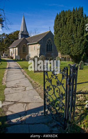 St Nicolas Church Itchingfield Barns Green West Sussex Stock Photo - Alamy