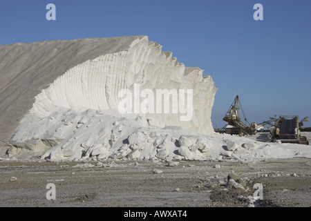 salt heap in a salt-mine, France, Camargue Stock Photo - Alamy