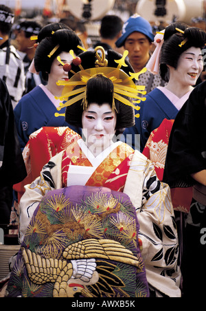 Oiran courtesan at Asakusa Tokyo Japan Stock Photo - Alamy
