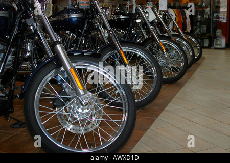 Mororcycle in the store display Stock Photo - Alamy