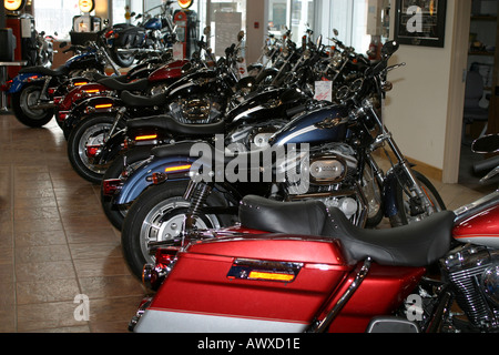Mororcycle in the store display Stock Photo - Alamy