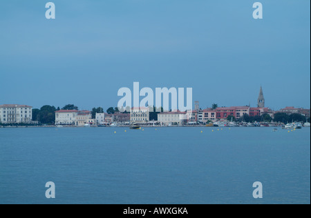 View of the old town of Porec in Croatia in the evening Stock Photo - Alamy
