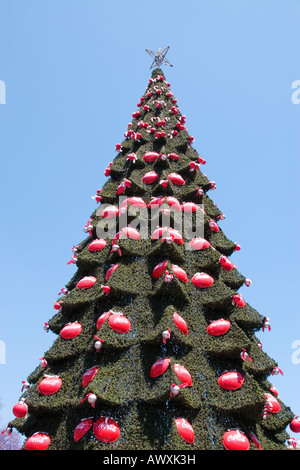 Christmas Tree with Coca Cola Baubles Stock Photo - Alamy
