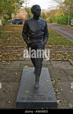 Jim Clark Memorial, Kilmany, Fife Scotland Stock Photo - Alamy