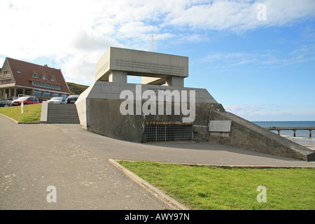 National Guard Memorial at Vierville draw on Omaha Beach built on ...