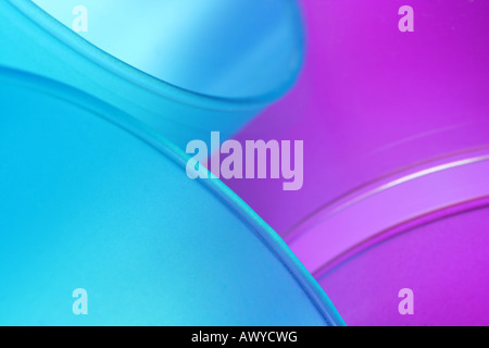 Matted glass set isolated on white background Stock Photo - Alamy