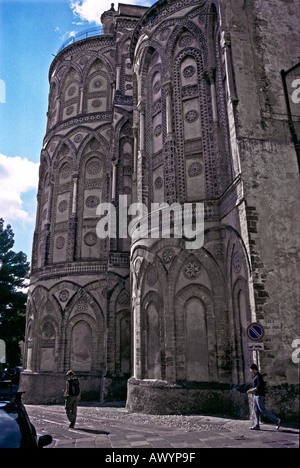 Exterior of the apse of Monreale Cathedral, Sicily Stock Photo - Alamy