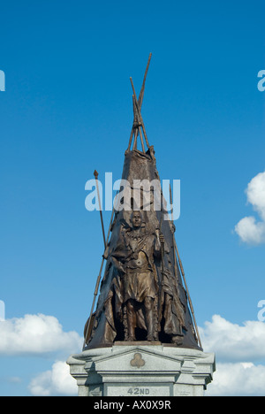 USA, Pennsylvania, Gettysburg, Cemetery Ridge, Pennsylvania Monument ...