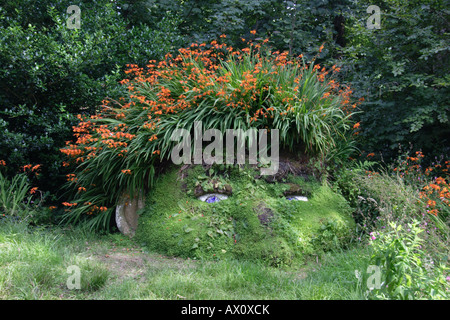 Cornwall Green Man Lost Gardens of Heligan England Stock Photo - Alamy