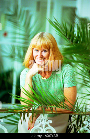 Actress Carol Cleveland who played all the female roles in the TV ...