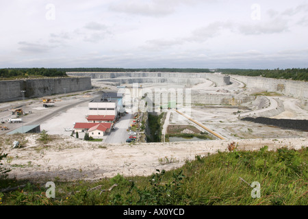 Limestone mine near Slite, Gotland, Sweden Stock Photo: 5450578 - Alamy