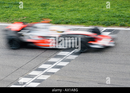 Mercedes' Lewis Hamilton crosses the finish line to win during the 2016 ...