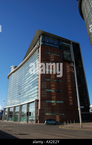 Office building on the Broomielaw at Atlantic Quay in Glasgow, Scotland ...