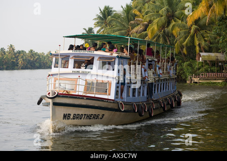 Kerala, India - Pamba River Ferry, Champakulam Stock Photo - Alamy