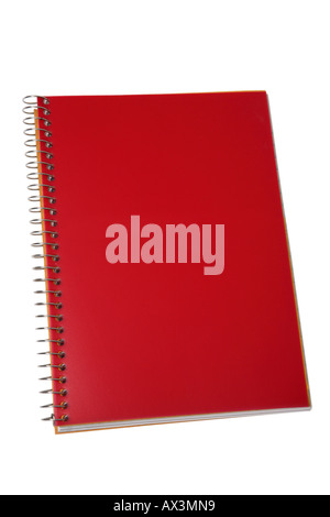 Back to school. The red pages of the notebook. Holiday notes. Colorful ...