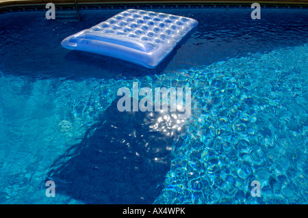 blue lilo swimming pool generic holiday vacation plastic inflatable ...