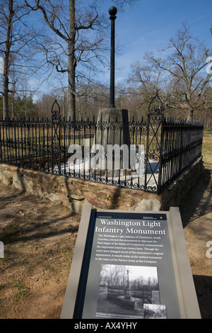 Washington Light Infantry Monument Cowpens National Battlefield Park ...