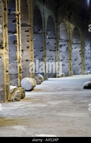 Outer corridor of the Colosseum Stock Photo - Alamy
