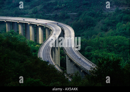 Highway A24 and viaduct in Abruzzo Italy Stock Photo - Alamy