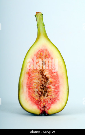 Fresh fig cut open Stock Photo - Alamy