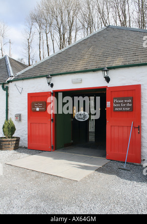 entrance to Edradour distillery the smallest distillery in Scotland ...