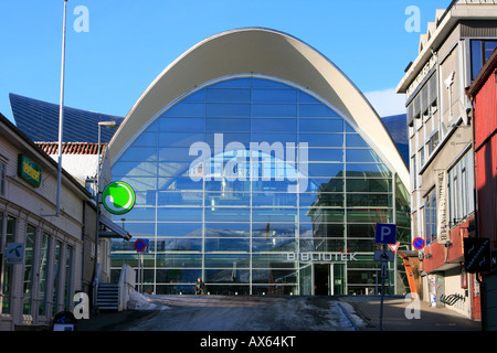 tromso library modern sleek architect designed norway europe Stock ...