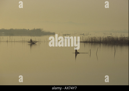 The morning view of Lake Inba in Chiba Japan Asia Stock Photo - Alamy