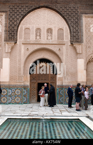 Ben Youssef Medersa (Madrassa), Islamic college, Marrakech, Morocco Stock Photo - Alamy