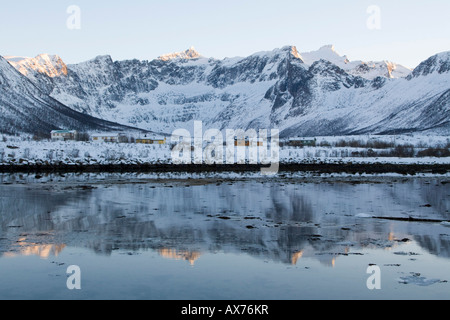 tromvik tromso coastal community arctic circle norway winter fishing ...