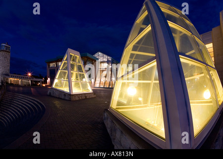 UNBC campus architecture in evening Prince George BC Stock Photo - Alamy