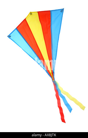 Kite in blue sky background Stock Photo - Alamy