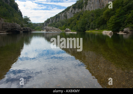 At the chassezac river valley, southern france Stock Photo - Alamy