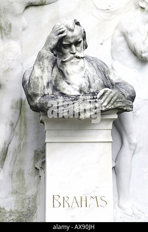 Johannes Brahms’ Grave in Vienna Central Cemetery Stock Photo - Alamy