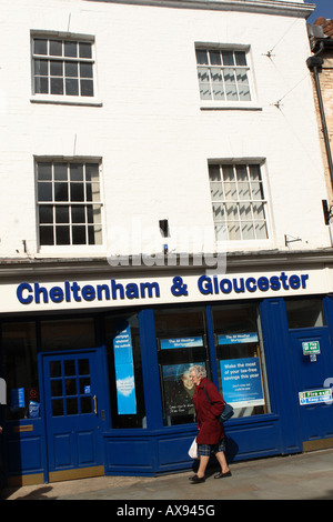 Cheltenham and Gloucester Building Society logo name Stock Photo - Alamy