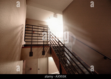 Ghost on stairs Stock Photo - Alamy