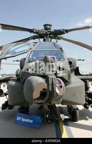 RNLAF Longbow Apache AH 64D helicopter on static display RIAT 2005 RAF ...