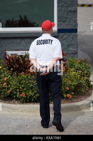 Security Guard At Entrance Gate Stock Photo - Alamy