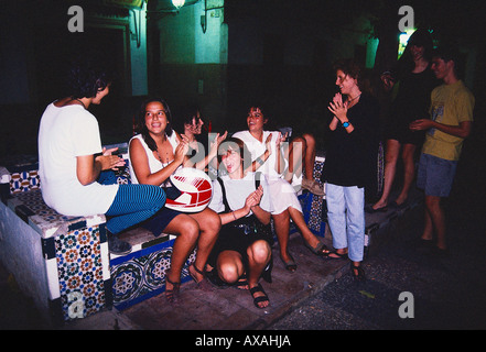 Nightlife, Flamenco, Sevilla, Costa del Sol, Andalusia, Spain Stock ...