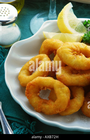 CALAMARI FRITTI CUT OUT Stock Photo - Alamy