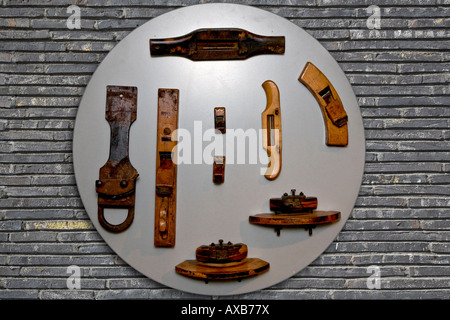 Old cutting tools for barrels production Stock Photo - Alamy