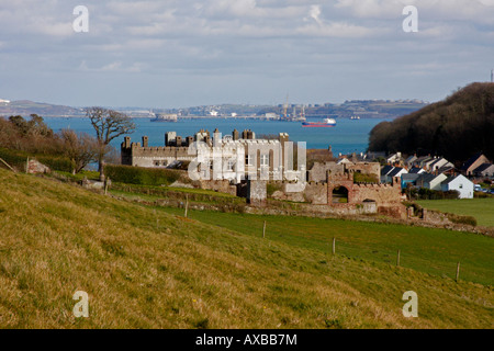 Dale Castle, Dale, Pembrokeshire, West Wales Stock Photo - Alamy