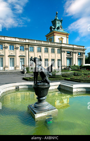 View of the Wilanów Palace from the side of the park by Wincenty ...