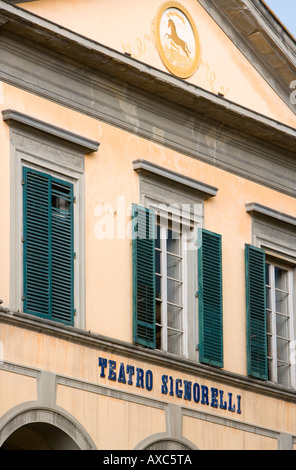 Teatro Signorelli Cortona Italy Stock Photo - Alamy