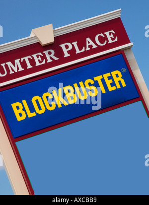 Blockbuster Video Sign USA Stock Photo - Alamy