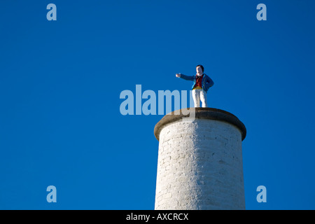 The Metal Man, Great Newtown Head, Tramore, Co Waterford, Ireland Stock ...