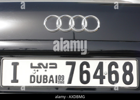 The Arabic-language number plate of a car in Erbil, northern Iraq, 18 ...
