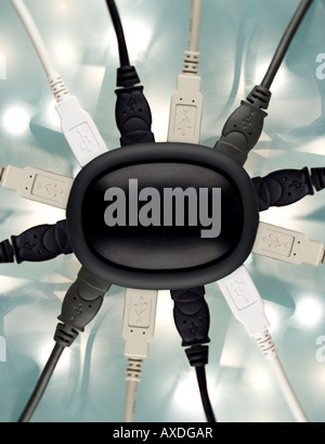 Usb hubs and cables Stock Photo - Alamy