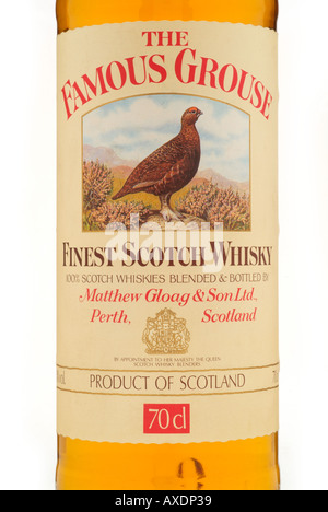 the famous grouse finest scotch whisky whiskey mathew gloag son ltd ...