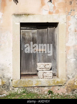 OLD BUILDING IN SFAKERA CORFU GREECE Stock Photo - Alamy