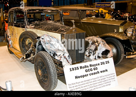 1935 Rolls Royce damaged by Hurricane Katrina Stock Photo - Alamy
